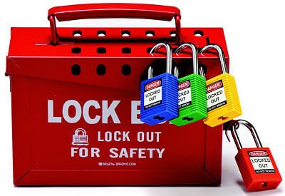Candadeo y etiquetado LOTO STPS de seguridad